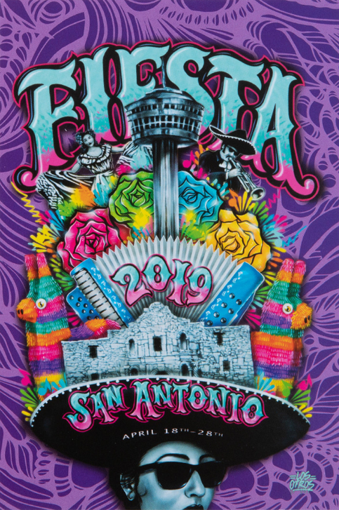 2019 Fiesta Poster: Traditions by Los Otros - SA Flavor